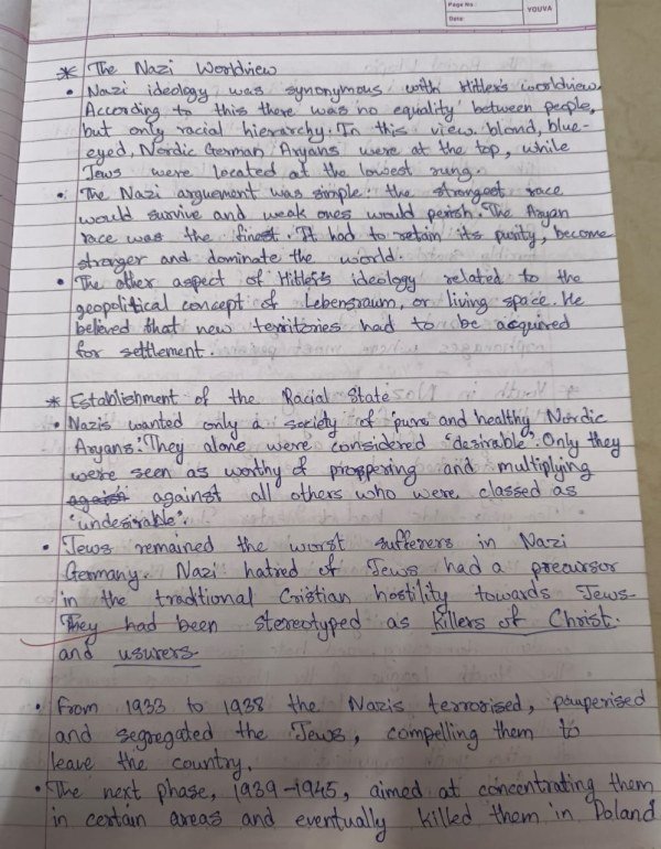Class 9th cbse history lesson Nazism and the rise of Hitler notes ...
