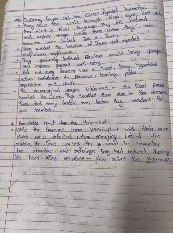 Class 9th cbse history lesson Nazism and the rise of Hitler notes ...