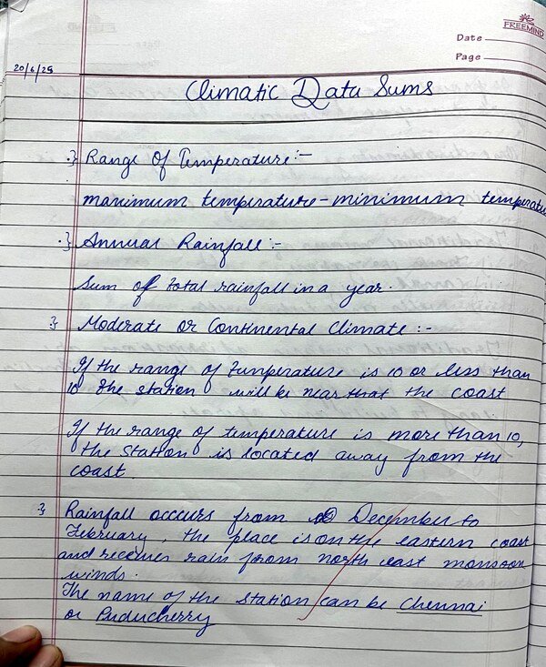 Climate geography class 10 - ShareMyNotes | Digital Notes & Study Materials