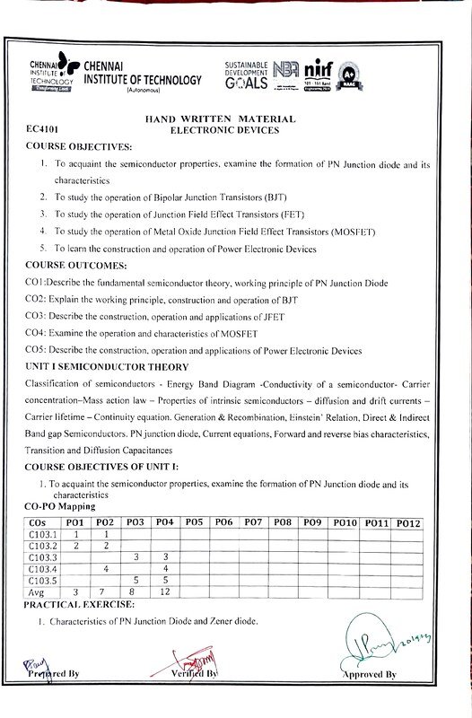 Hand written notes regarding diodes - ShareMyNotes | Digital Notes ...